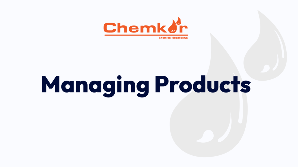Custom WP Dashboard – Chemkor Chemical Supplies CC